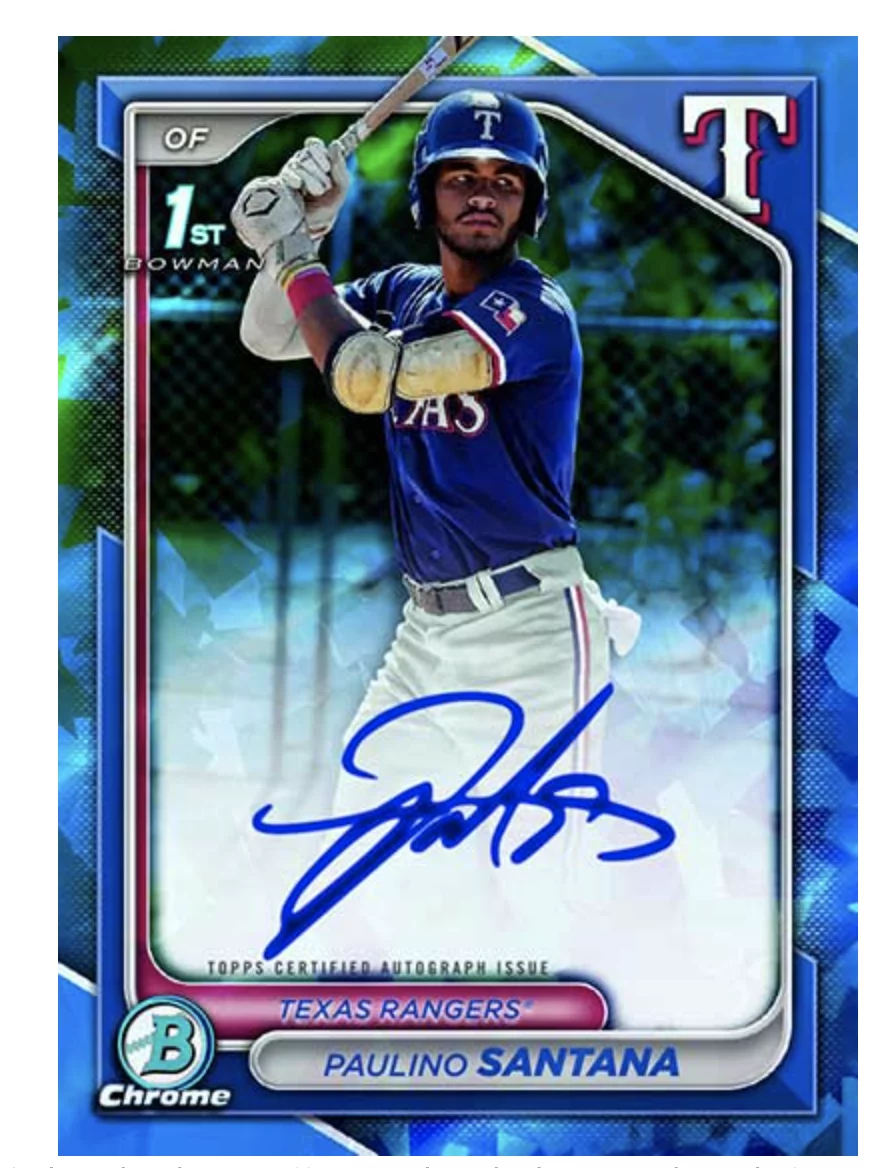 2024 Bowman Chrome Sapphire Baseball Full Case 10 Box Random Player #07 ...