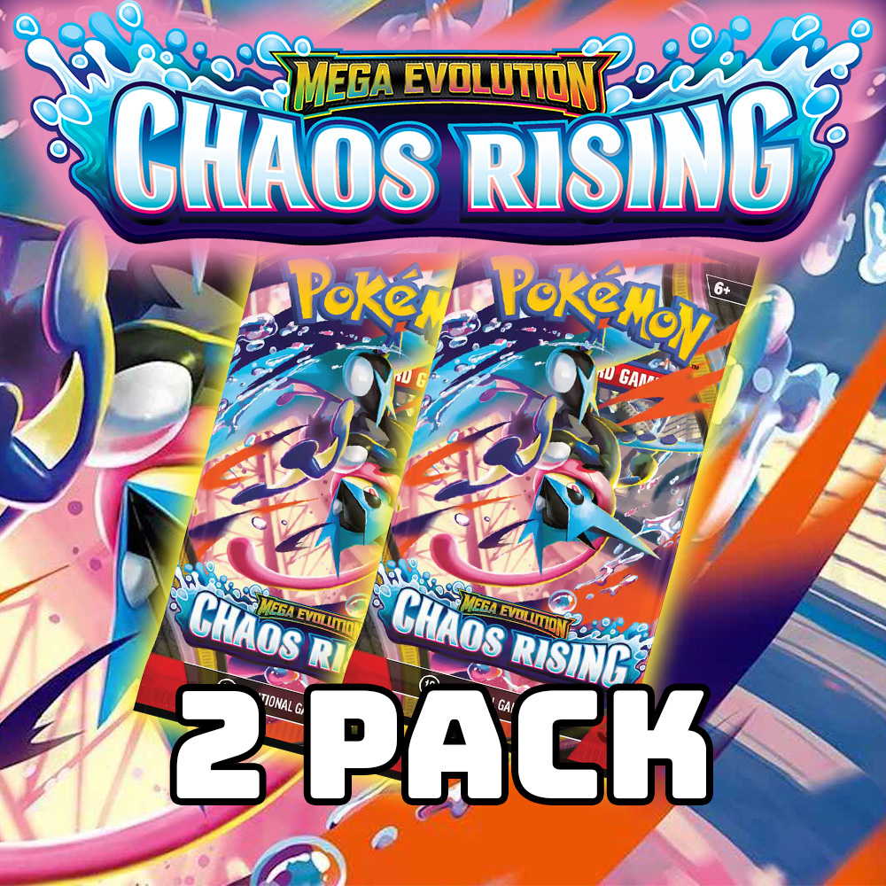 2026 Pokemon Mega Evolution - Chaos Rising 2 PACKS (6/3/2026) - TheBlez